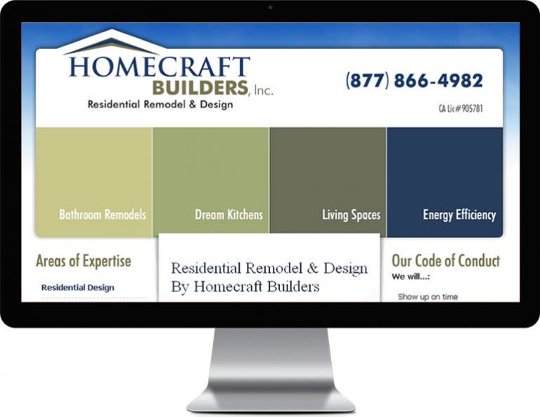 Website Design For Homecraft Builders - Servatordesign
